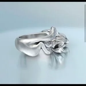 Jewelry | New 925 Silver Cat Ring Kitten Adjusts From 511 | Poshmark